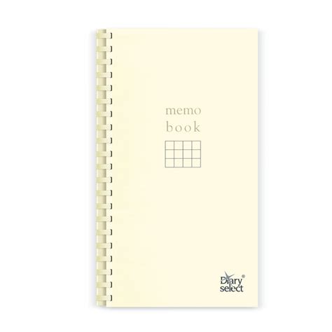 Diary Select Memo Book Spiral Notebook Gridded Paper Notebooks