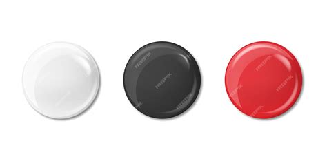 Premium Vector Realistic Badges Setvector Illustration Isolated On White Background