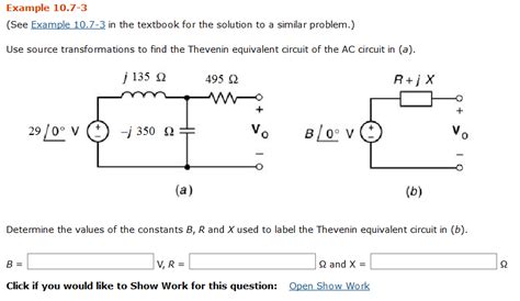 solved use source transformations to find the thevenin