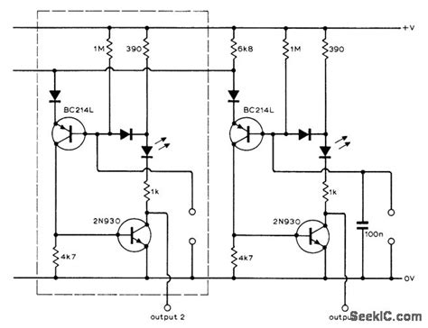 TOUCH BUTTONS Control Circuit Circuit Diagram SeekIC