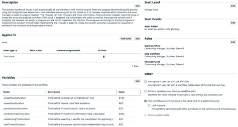 Issue Management Configuration