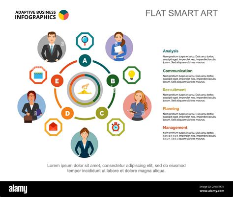 Cycle Diagram With Five Elements Template Stock Vector Image And Art Alamy