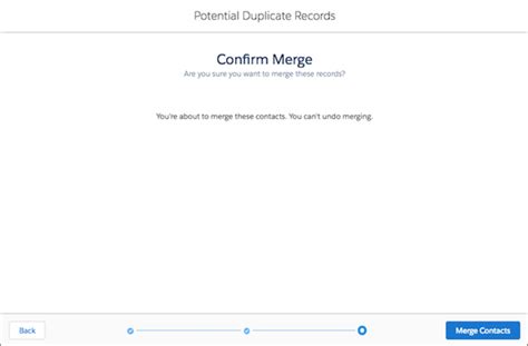 How To Merge Duplicate Accounts And Contacts In Salesforce Lightning
