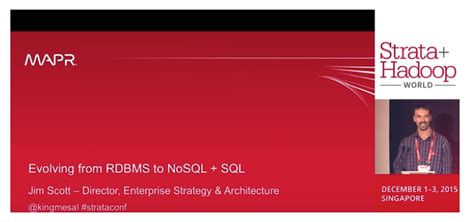 rdbms nosql 如何从rdbms演变为nosql sql csdn博客