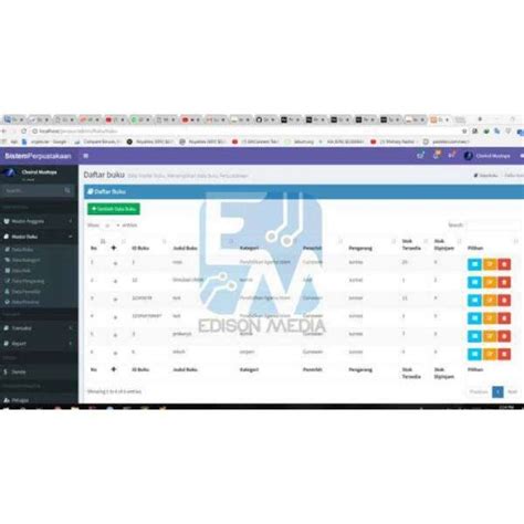 Jual Aplikasi Perpustakaan Berbasis Web Versi 2 Source Code Di Seller P Store Net Gandukepuh