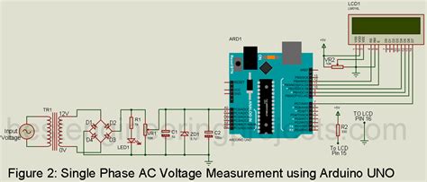 Three Phase Ac Voltage Measurement Using Arduino Engineering Projects