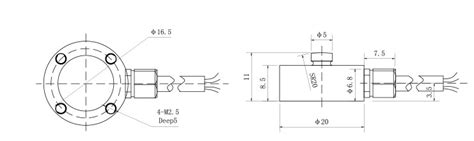 Miniature Load Cell Am41e Amowellsensor Load Cells Weighing Scale Pressure Sensor Level