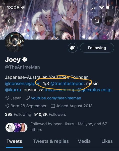 I Always Feel Sad Seeing Joey As The Only One With 1 3 Of Trash Taste In His Bio R Trashtaste