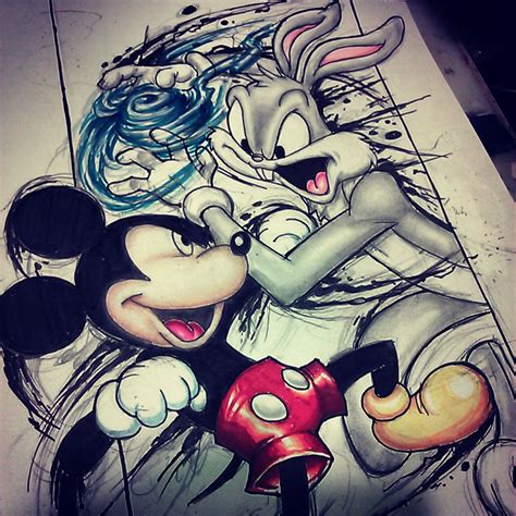 Mickey Vs Bugs By 8rtman11 On Deviantart