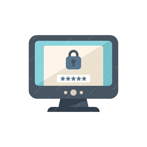 Premium Vector Folder Password Recovery Icon Flat Vector Page Log Internet Screen