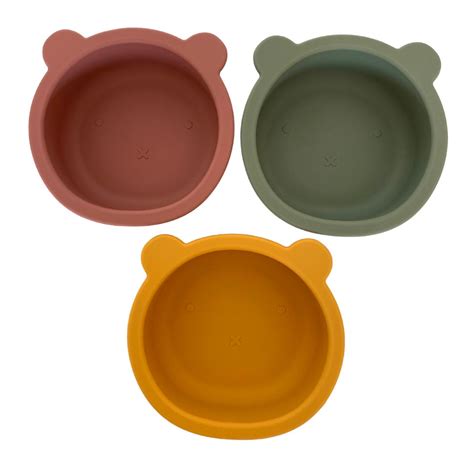 Силиконова купичка за хранене Мечо Mommy Life