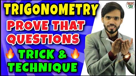 Trigonometry Trigonometry Tricks Trigonometry Prove That Questions Tricks Formula Class 10