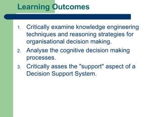 Decision Support System PPT