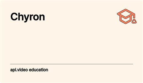 What Is A Video Chyron Api Video Glossary