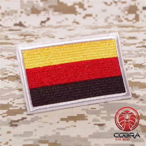 Country Flag Germany Embroidered Patch Iron On Military Airsoft