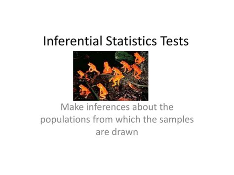 Inferential Statistics Powerpoint Pptx