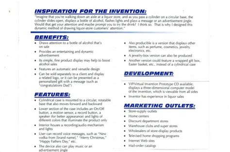 Buy The Patent Novelty Display Patent For Sale