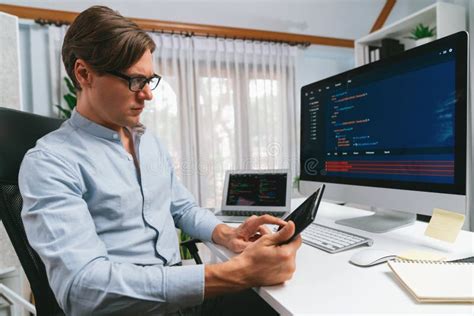 It Developer Selecting By Point On Coding Online Software Pecuniary