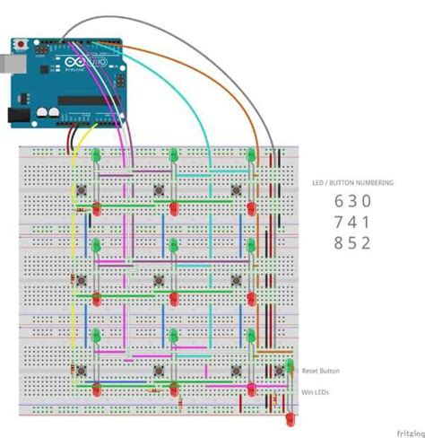 Inteligente Arduino Uno Y La Mega Tic Tac Toe Tres En Raya Paso 2 El Protoboard