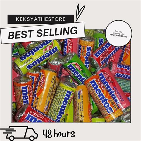 Kts Mini Mentos Assorted Flavour Shopee Malaysia