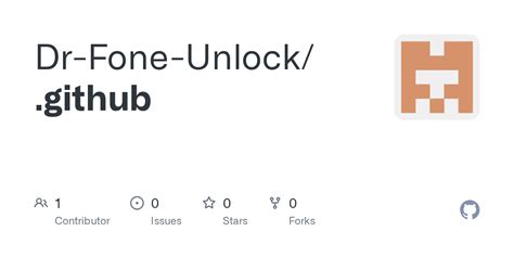 Github Readme Md At Main · Dr Fone Unlock Github · Github