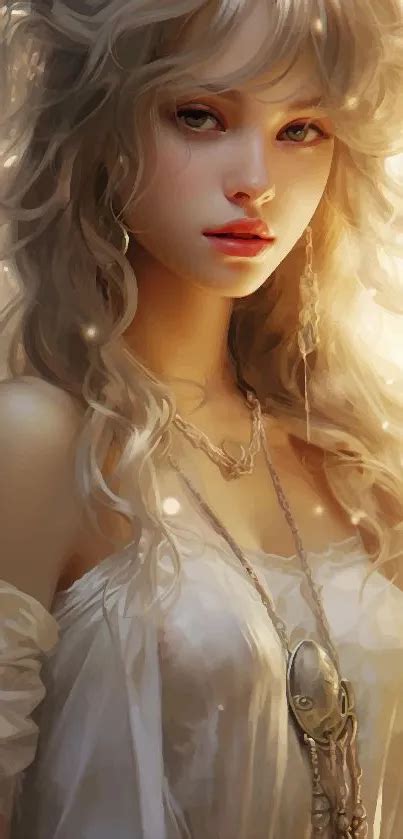 Ethereal Blonde Fantasy Art Free Download