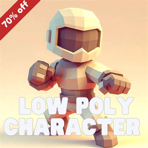 Low Poly Character Custom 3d Model For Game Assets Model 3d Printing