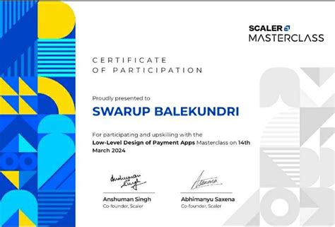 Swarup Balekundri On Linkedin Lowleveldesign Paymentapp Fintech Certification Techskills