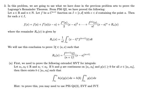 Solved 3 In This Problem We Are Going To Use What We Have Chegg Com