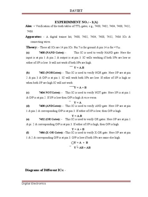 Dcld Lab Pdf Manufactured Goods Electrical Circuits