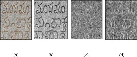 Figure 2 From Binarization Of Stone Inscripted Documents Semantic Scholar