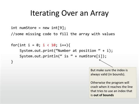 Ppt Comp1004 Loops And Arrays I Powerpoint Presentation Free