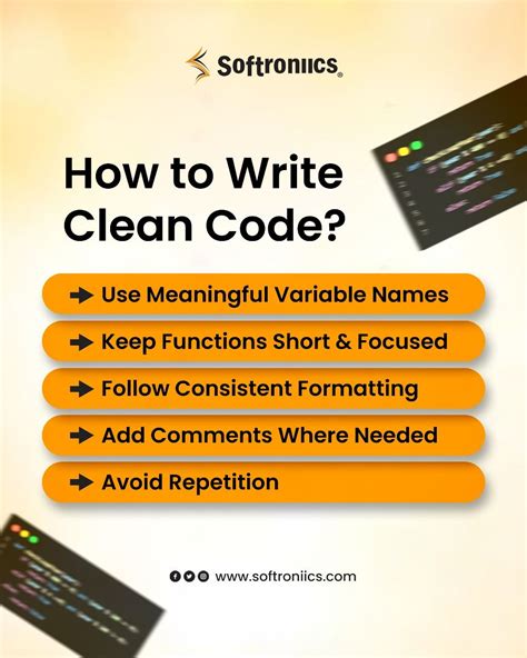 Softroniics Codingtips Cleancode Learntocode Careerintech Softroniics