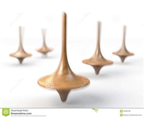 Κορυφές γόμφων κορυφές περιστροφής σβούρες Απεικόνιση αποθεμάτων εικονογραφία από 36000780