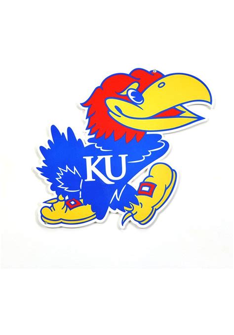 Kansas Jayhawks Steel Logo Magnet Jayhawks Kansas Jayhawks