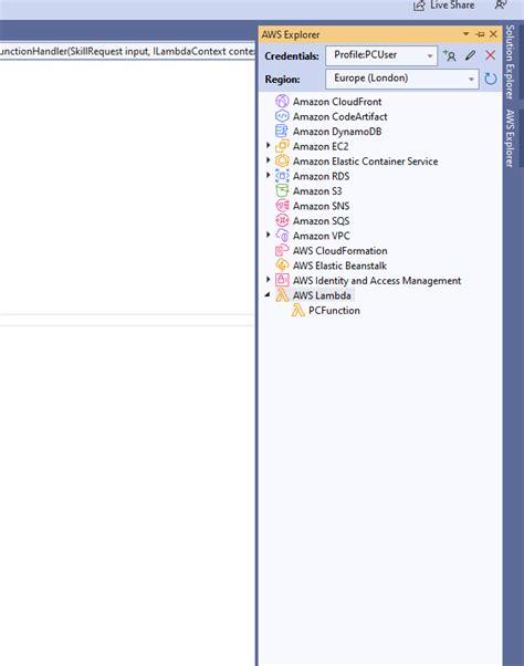 C How To Configure Iam Role With Aws Lambda Stack Overflow