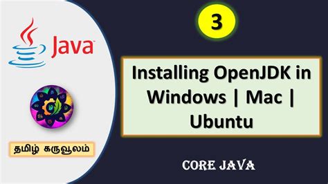 Java Installing Openjdk Windows Mac Ubuntu Tamil Youtube
