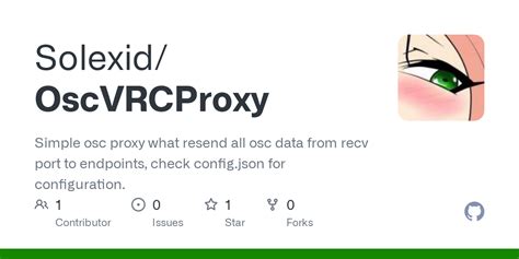 Github Solexidoscvrcproxy Simple Osc Proxy What Resend All Osc Data
