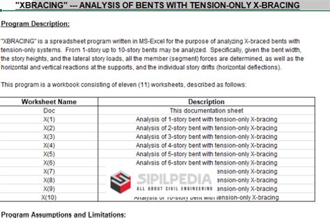 Xbracing Analysis Of Bents With Tension Only X Bracing Sipilpedia