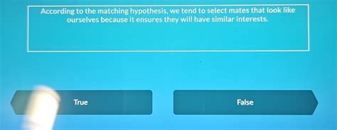 Solved According To The Matching Hypothesis We Tend To Solved According To The Matching Hypothesis We Tend To