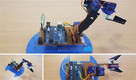 How To Build A Simple Arduino Robotic Arm Diy Arduino Projects
