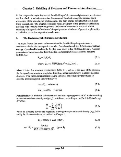 Pdf Chapter 2 Shielding Of Electrons And Photons At Accelerators Dokumentips