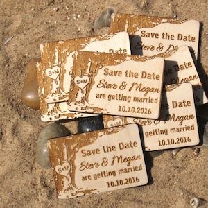 Save The Date Save The Date Rustic Save The Date Magnet Wood Save The Date Wedding Magnets