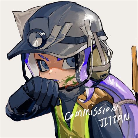 Octoling Player Character And Octoling Boy Splatoon And 1 More Drawn
