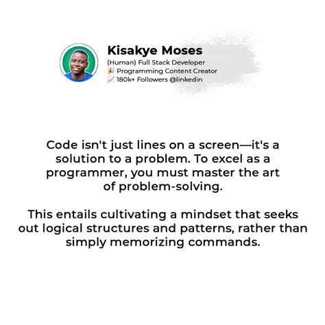 How To Solve A Problem With Code Kisakye Moses Posted On The Topic