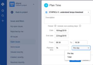 Tempo Timesheets Time Tracking Add On For Jira Tutorial