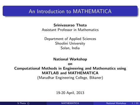 pdf an introduction to mathematica