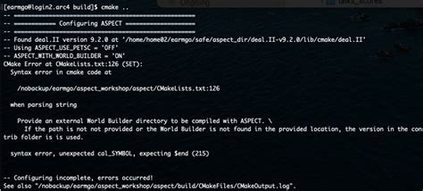 World Builder Causing Error During Configuration Aspect