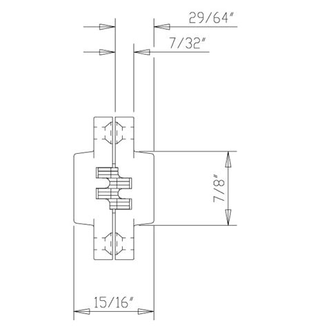 Soss 101 Concealed Hinge 2 Pack