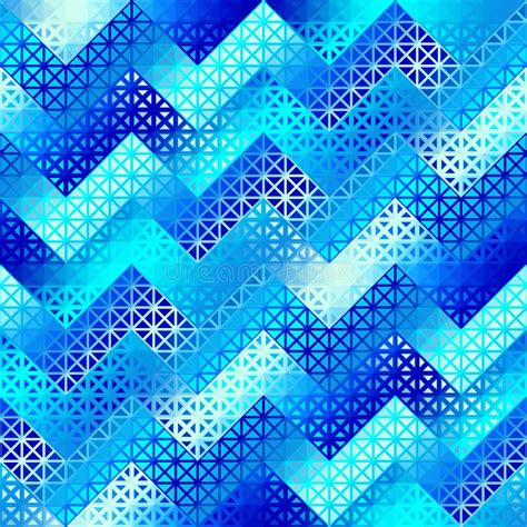Geometric Abstract Pattern In Low Poly Style Stock Illustration Illustration Of Reflect